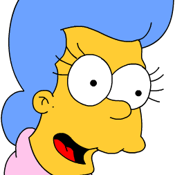 Simpsons Grandma Face