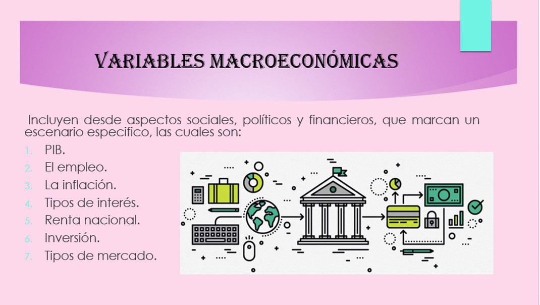 CATEGORÍAS Y VARIABLES ECONÓMICAS