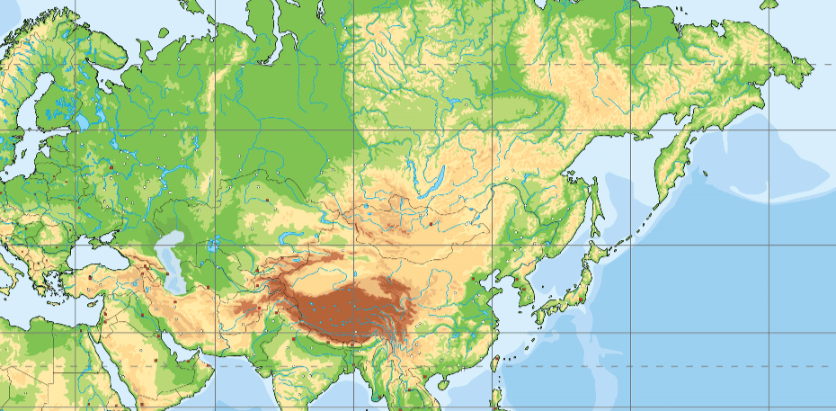 ASIA -UNITATI DE RELIEF