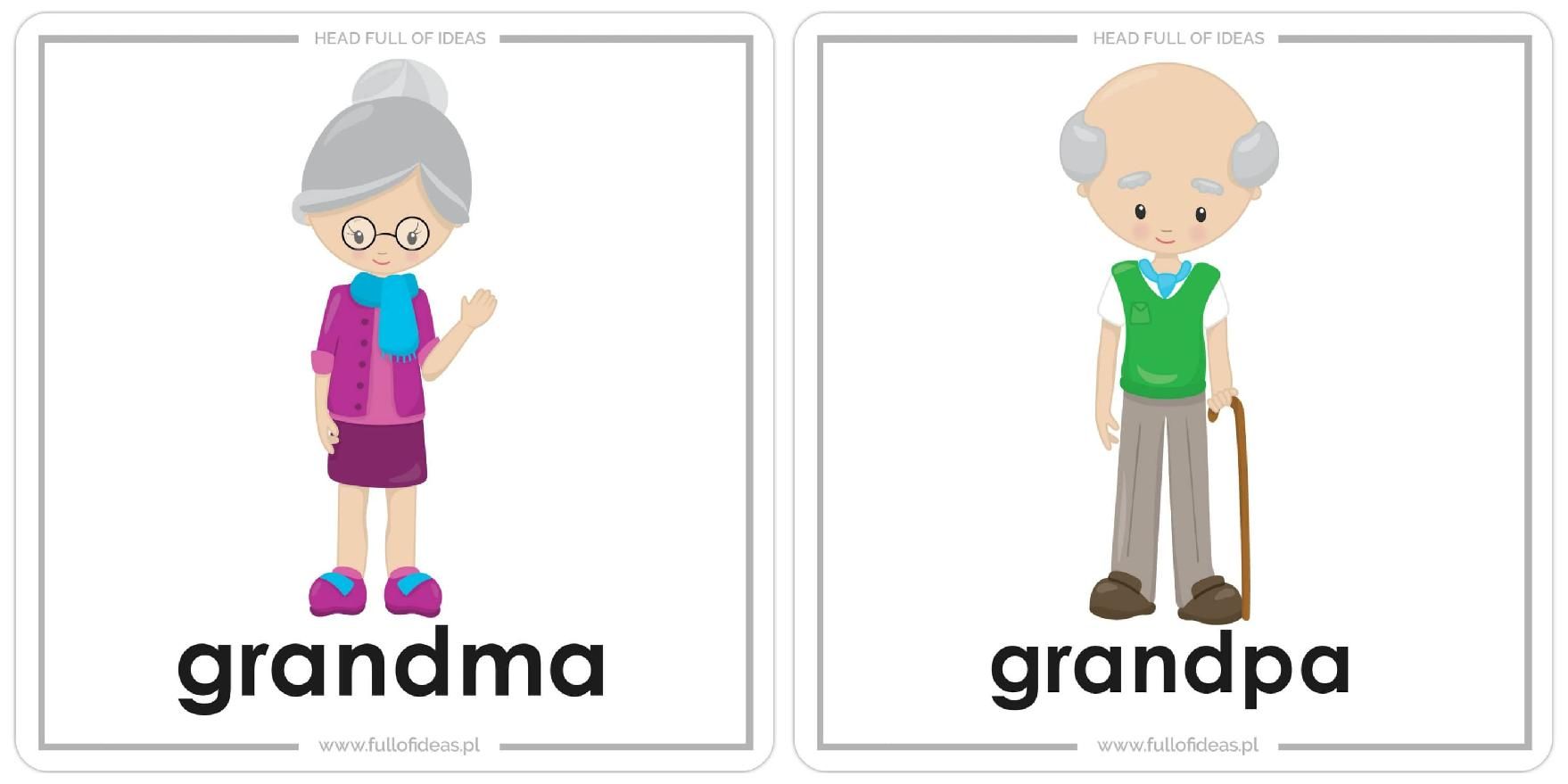 Family flashcards
